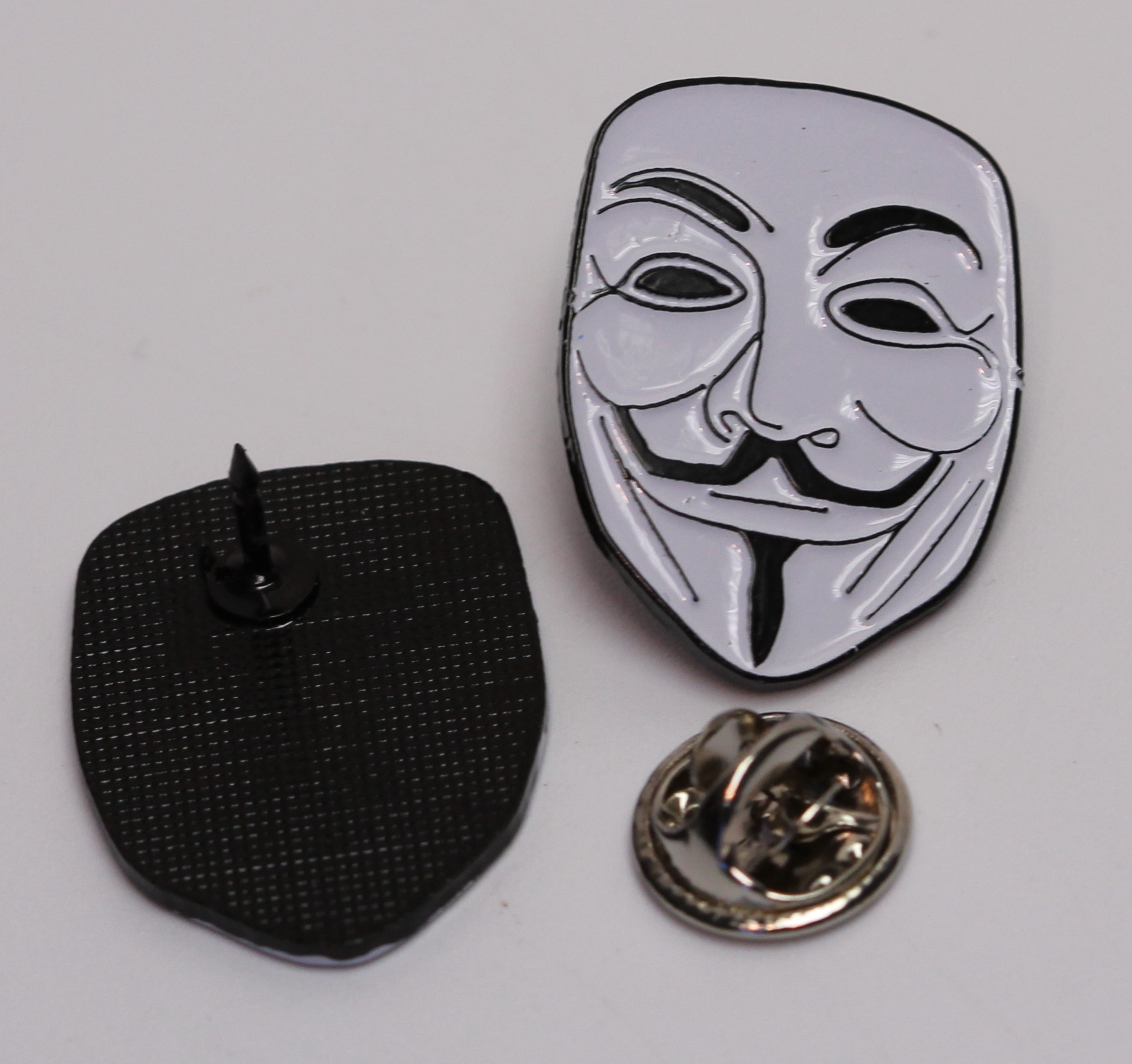 ANONYMOUS METAL PIN | Dirty Old Shop
