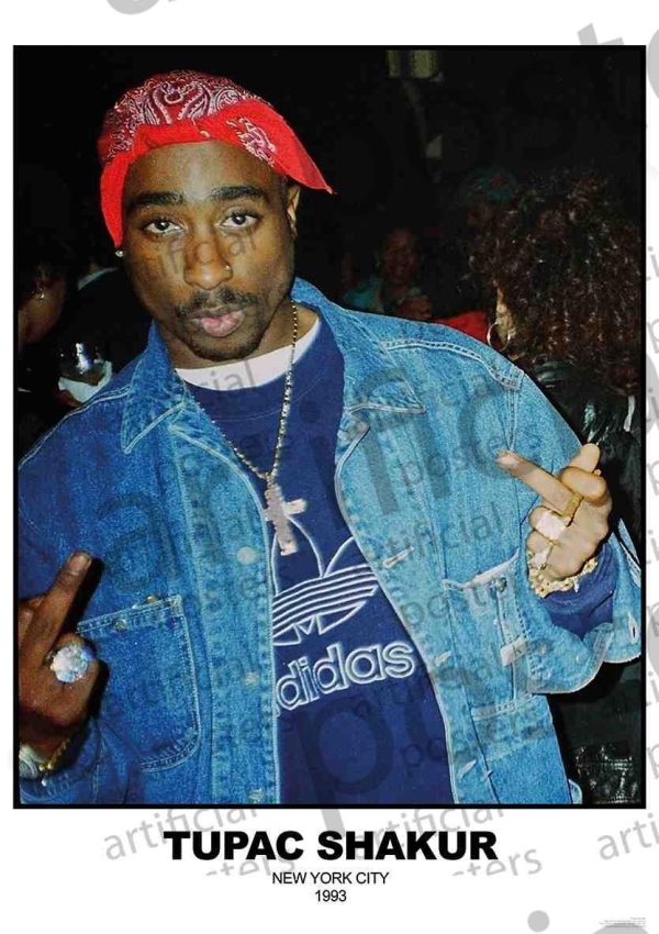 TUPAC SHAKUR N.Y.C. 1993. POSTER | Dirty Old Shop